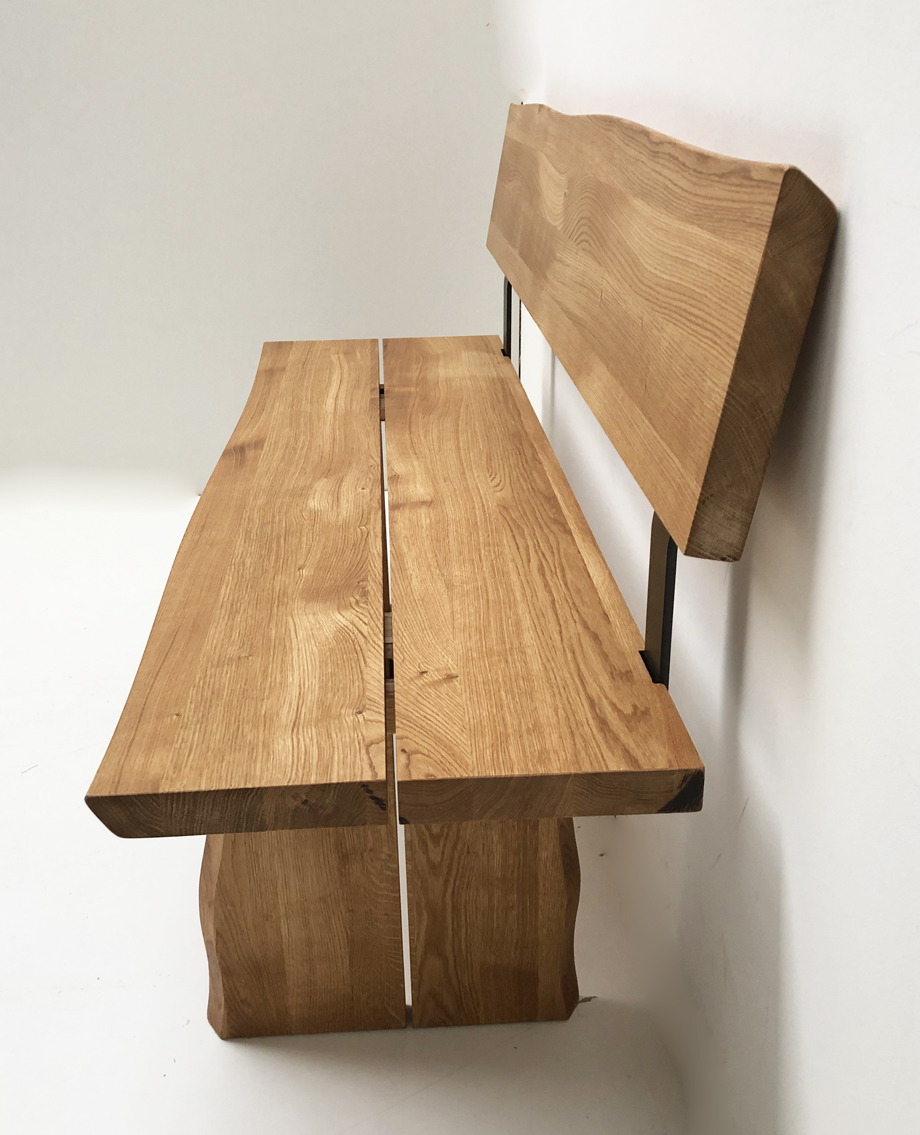 Bank Einzelbank Kurzbank Baumbank 160 cm - Landhausmoebel-shop.de