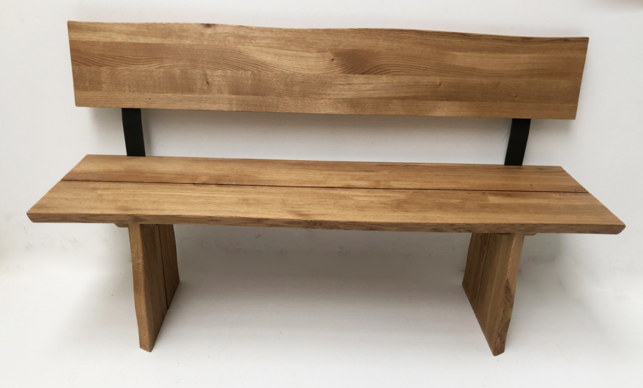 Bank Einzelbank Kurzbank Baumbank 160 cm - Landhausmoebel-shop.de