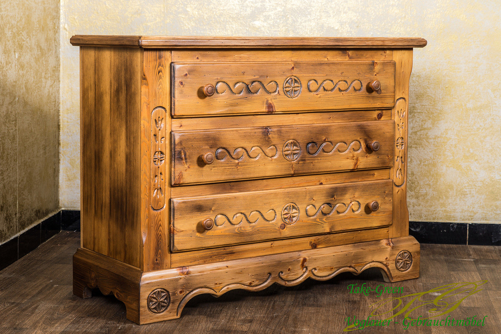 Voglauer Anno 1900 Natur Küchenschrank Bauernschrank - Landhausmöbel ...