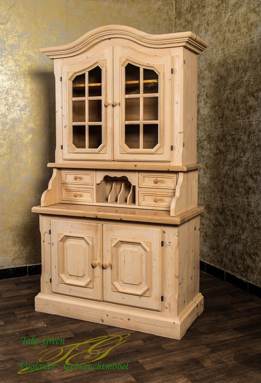 Voglauer Anno 1800 Altrosa Haushaltsschrank Brotschrank Bauernschrank ...